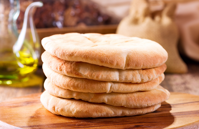 Fluffy Pita Bread - Live Healthy! Cooks